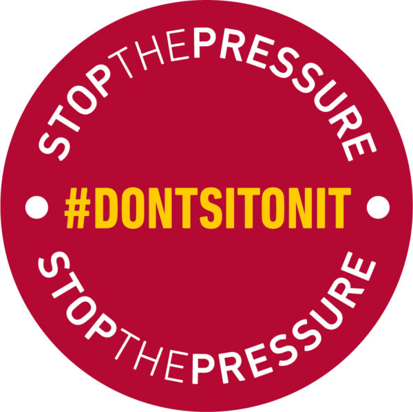 Stop the Pressure Day 2022 - 17 November #dontsitonit